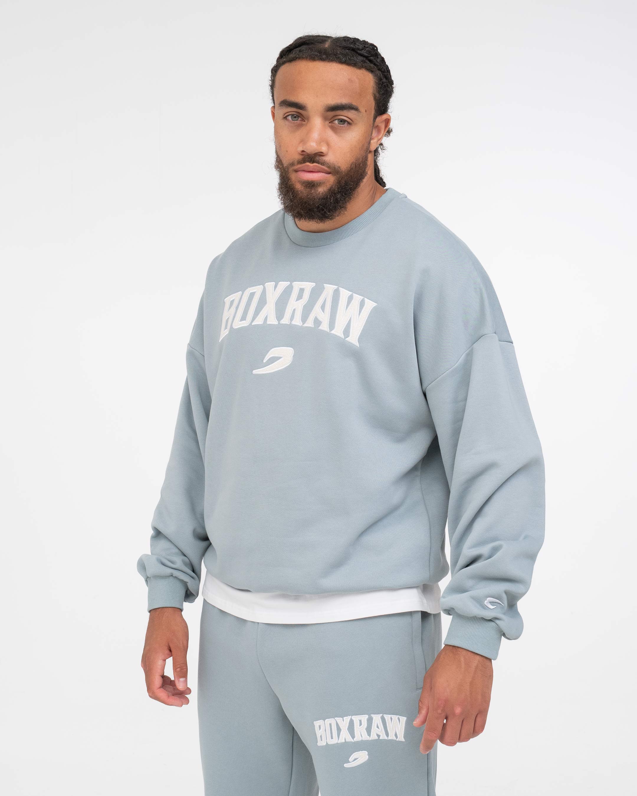 East Street Sweatshirt - Powder Blue | BOXRAW