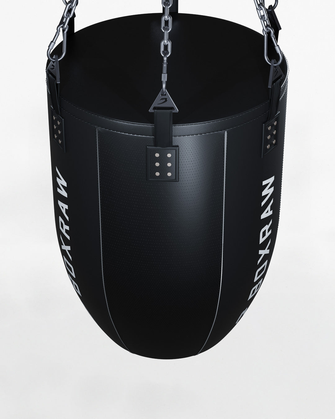 3.7ft Fat Man Punch Bag - Black/350lb | BOXRAW