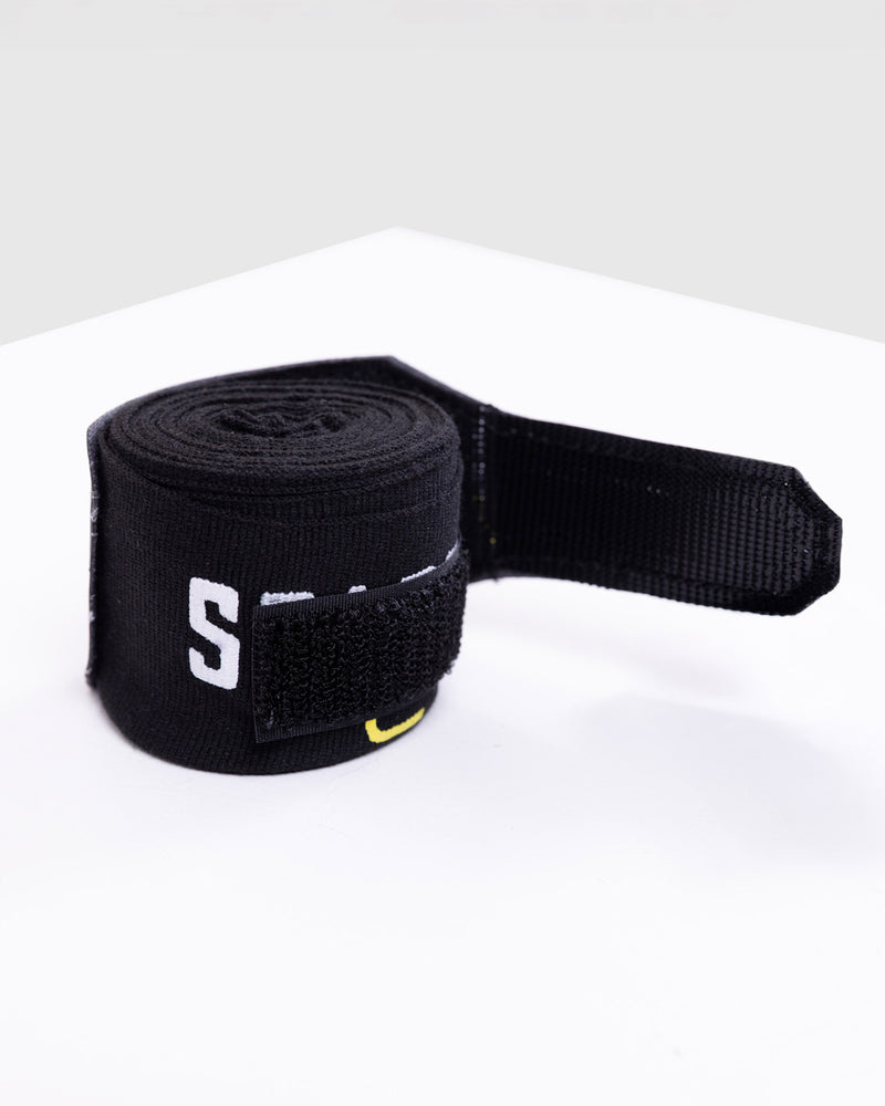 Nakatani x BOXRAW 180" Hand Wraps - Black | BOXRAW