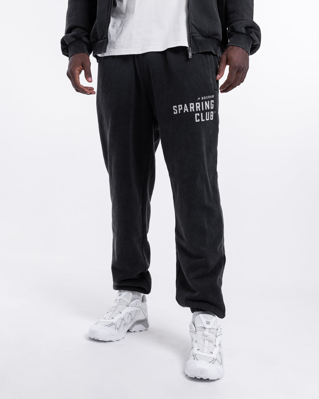 Sparring Club Bottoms - Washed Black | BOXRAW