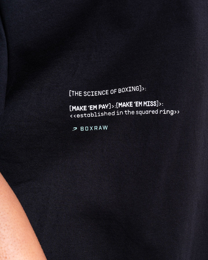 Women's Make 'Em Miss Oversized T-Shirt - Black | BOXRAW