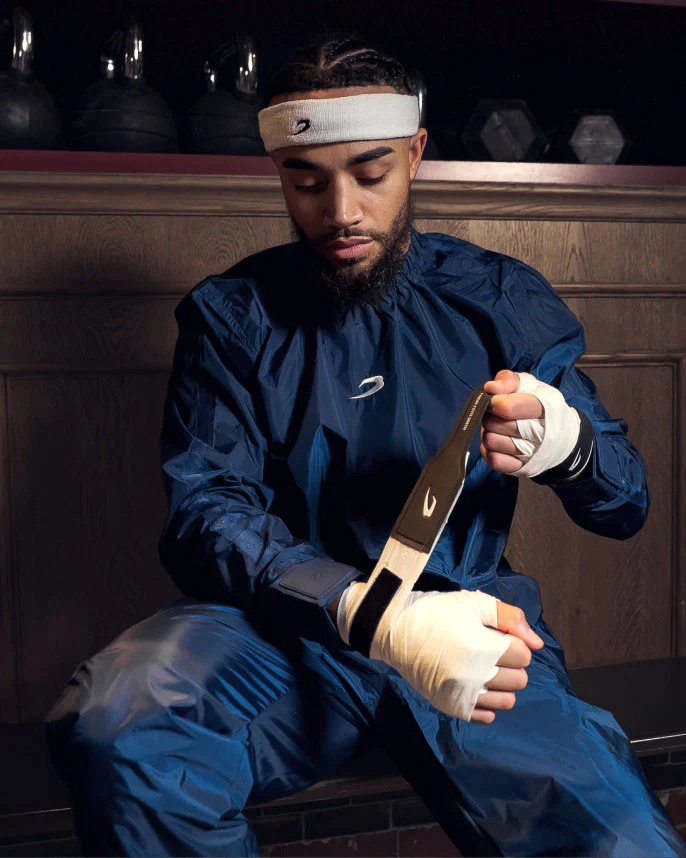 180" Boxing Hand Wraps - Black | BOXRAW