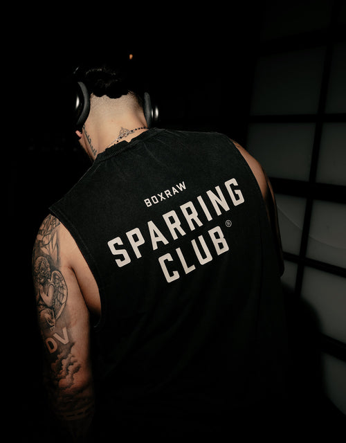 Sparring Club Muscle Tank - Washed Black | BOXRAW