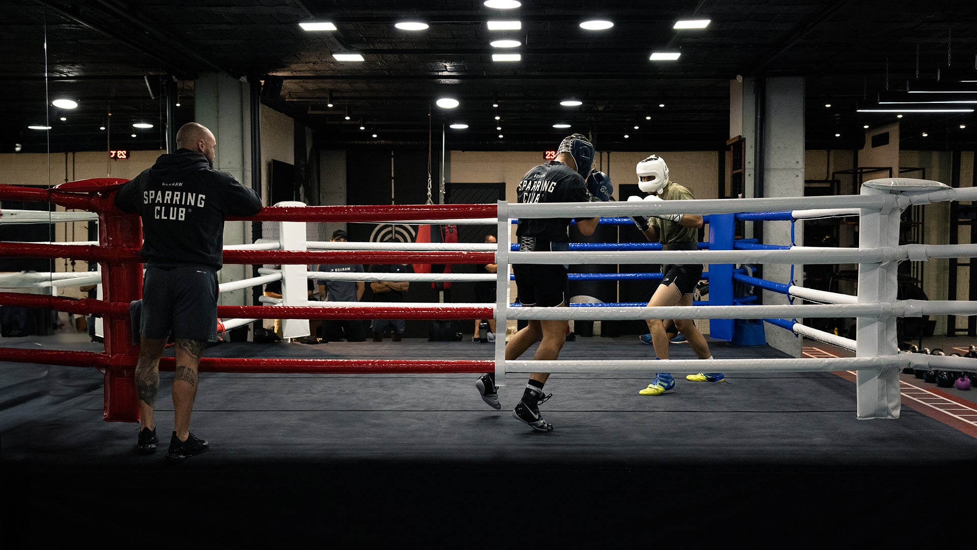 Men's Sparring Club Oversized T-Shirt - Washed Black | BOXRAW