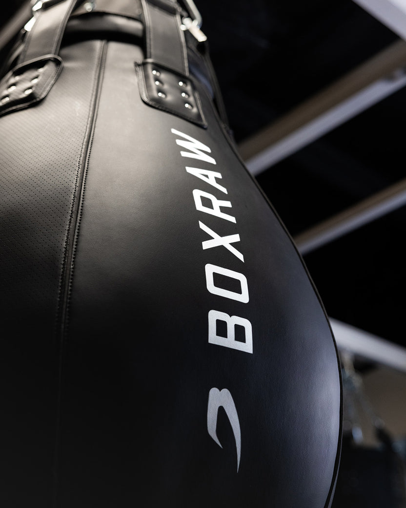 Uppercut Punch Bag - Black/100lb | BOXRAW