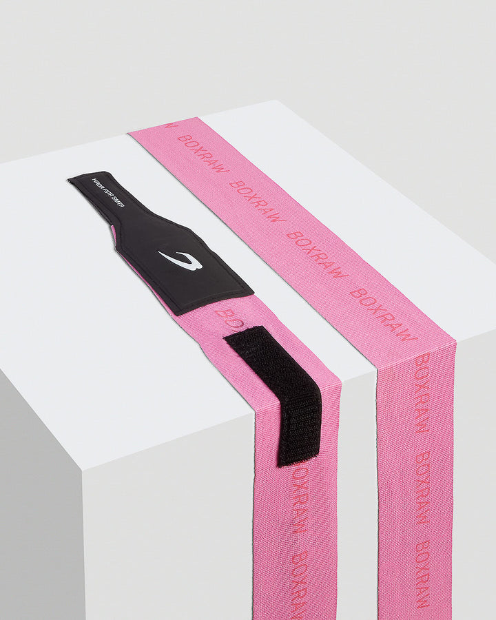 180" Boxing Hand Wraps - Pink | BOXRAW