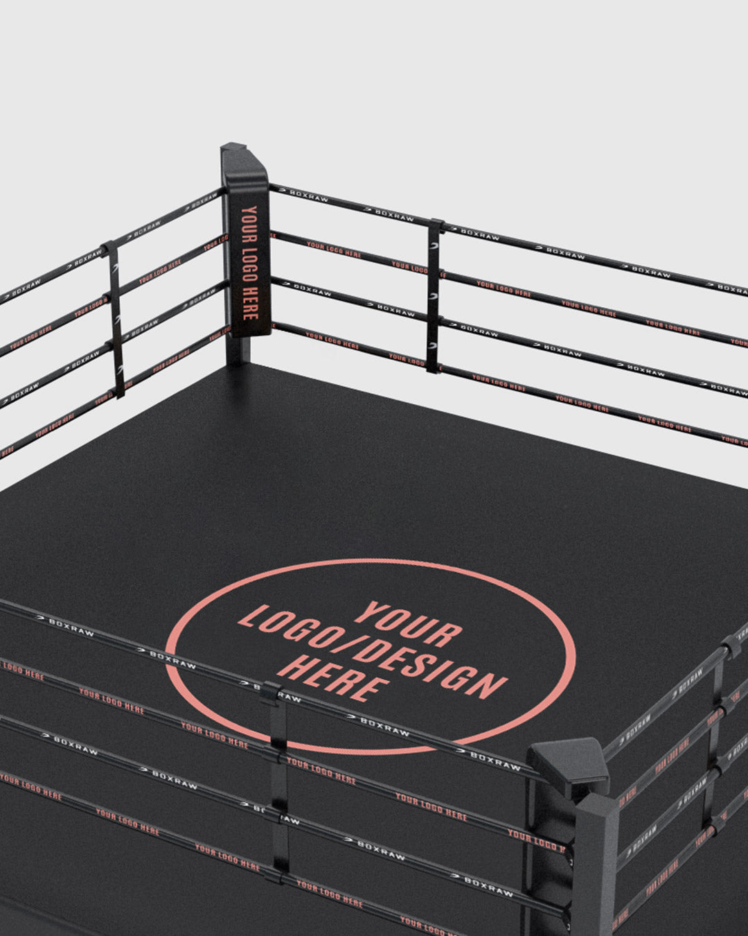 BOXRAW 12" Pro Training Boxing Ring - Custom Design | BOXRAW